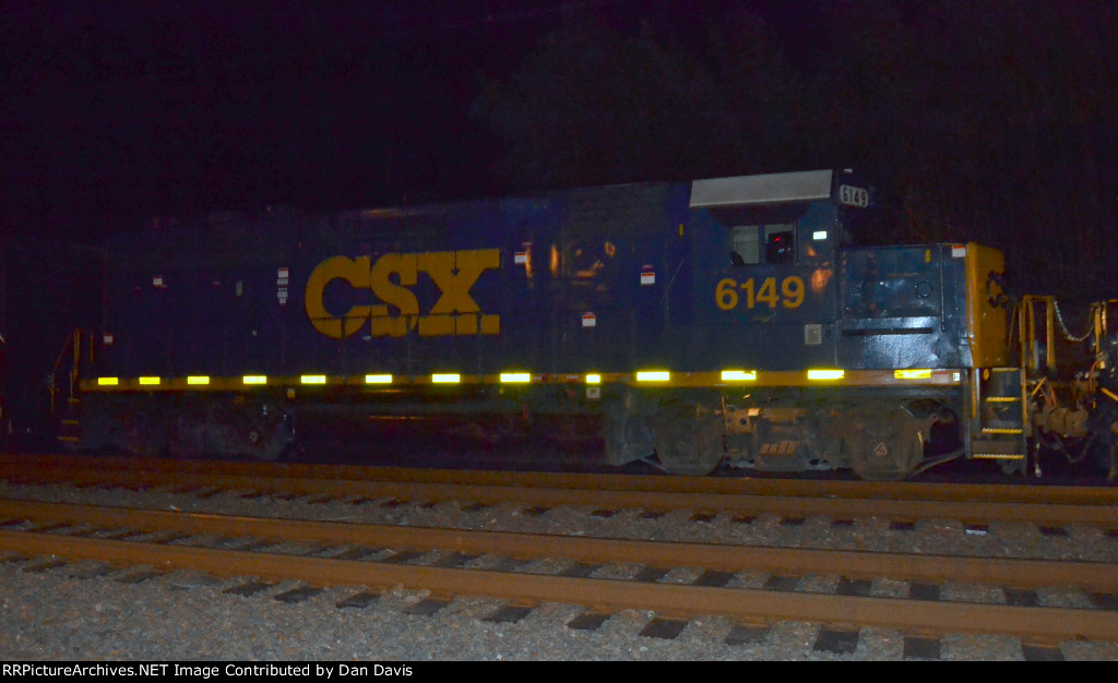 CSX GP40-2 6149 trails on C746-02